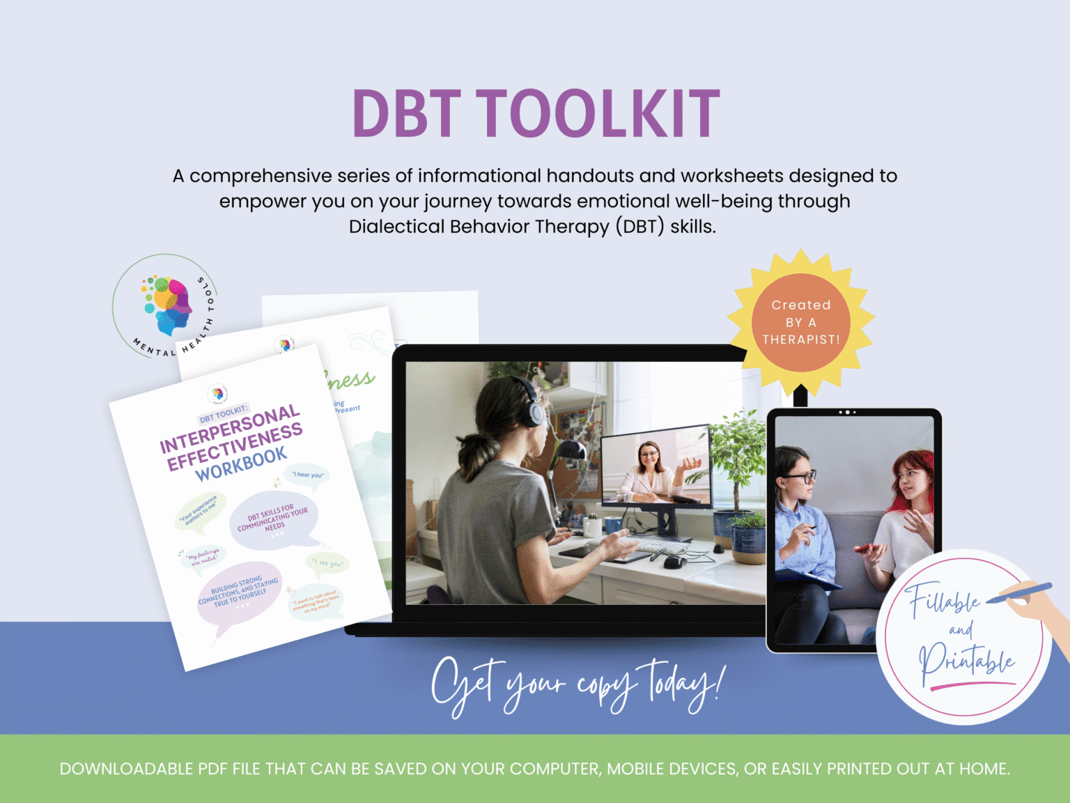 DBT Skills Toolkit Bundle: Mindfulness |Radical Acceptance |Distress ...