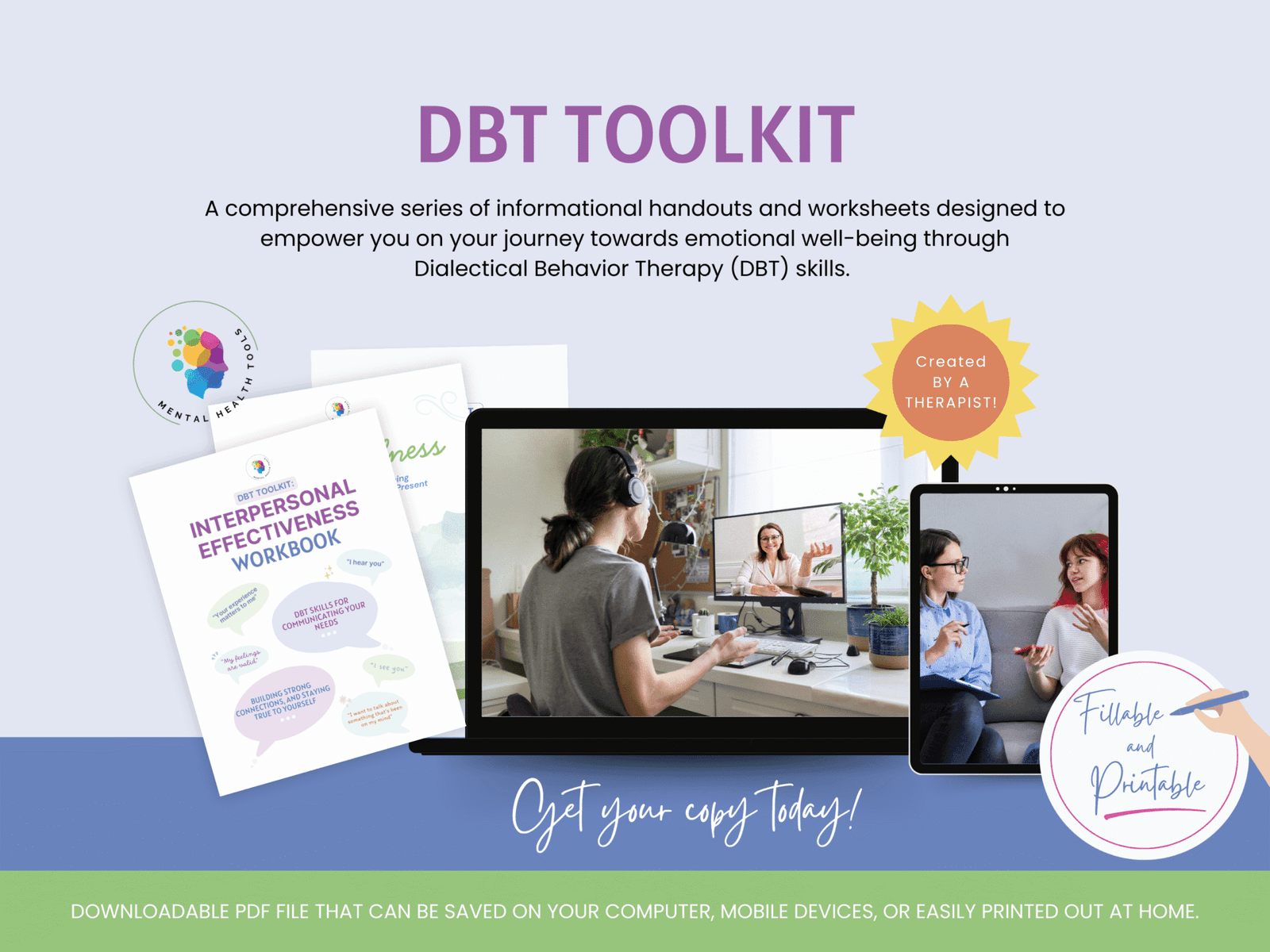 DBT Skills Toolkit Bundle: Mindfulness |Radical Acceptance |Distress ...